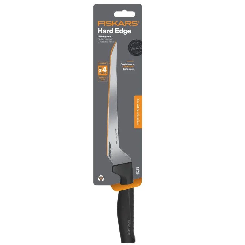 Нож филейный Hard Edge, Fiskars купить в интернет магазине Glossary